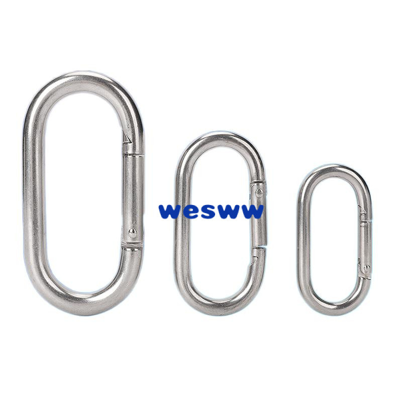 304Stainless Steel Runway-Shaped Spring Fastener Oval Spring ...