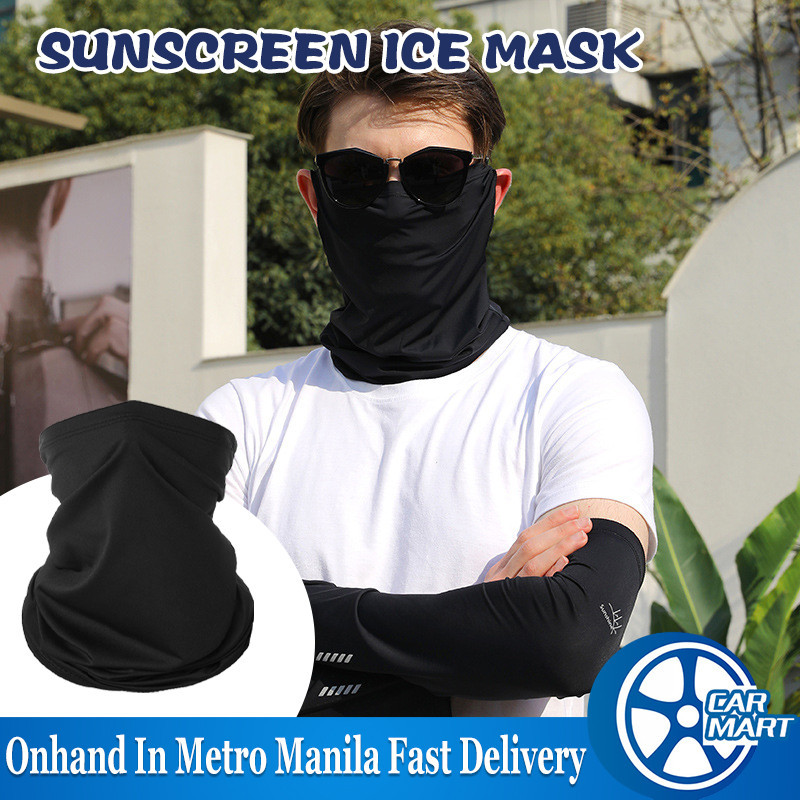 Cycling Face Mask Summer Sun Protection Ice Headscarf Outdoor Fishing ...