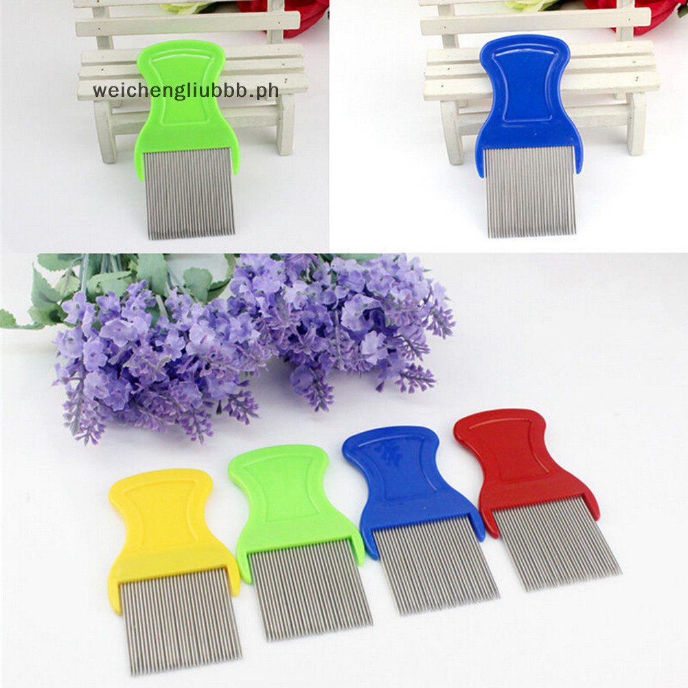 PH Hot Anoplura Flea Comb Cootie Stainless Steel Lice Comb for Children ...