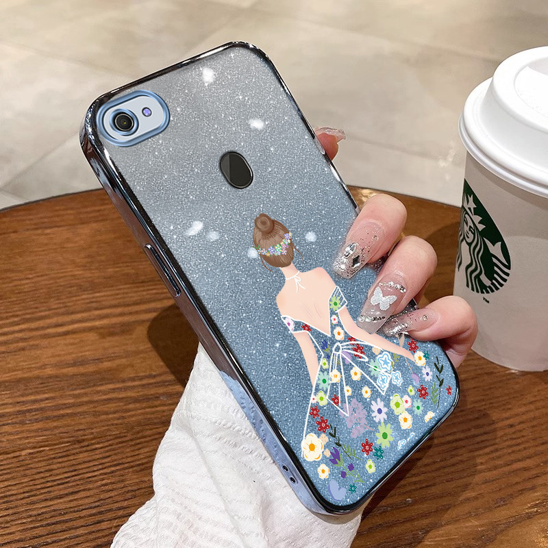 Casing for OPPO F5 oppo F7 phone case Soft gold edged beautiful goddess ...