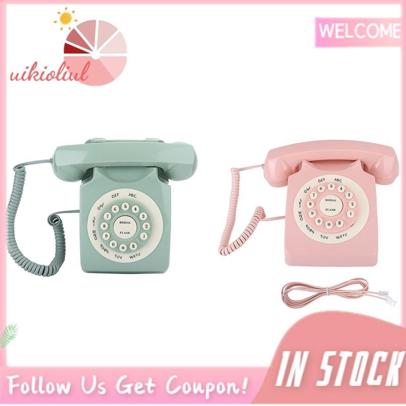 【Uikioliu】Retro Phone 80's Classic Phone/Landline Phone/Home/Hotel ...
