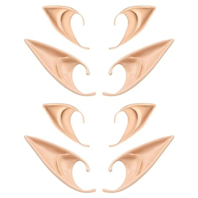 Fairy Pixie Elf Ears Medium and Long Style Cosplay Soft Pointed Ears ...