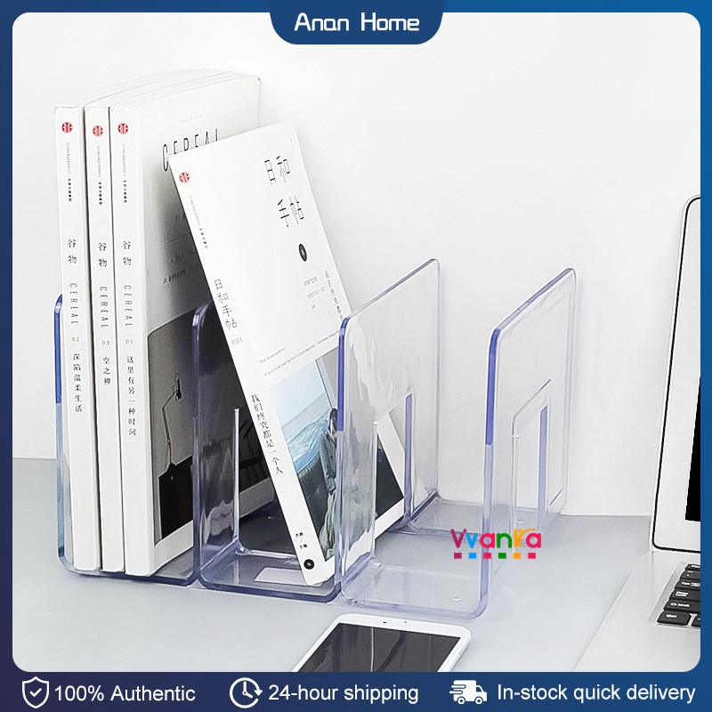 Clear Acrylic Desk File Sorter Purse Handbag Organizer Clutch Divider ...