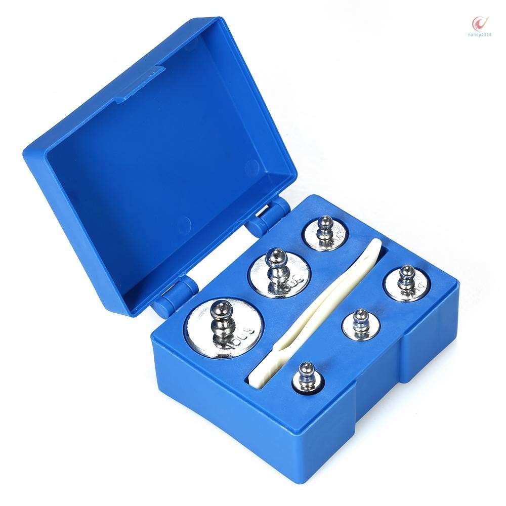 Nancy 6pcs Weight 5g 10g 2x20g 50g 100g Grams Precision Calibration ...