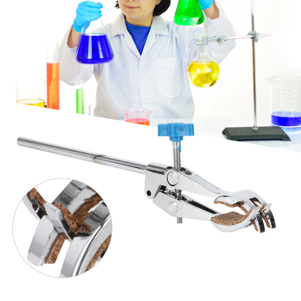 Dsubuy 4 Jaws Universal Clamp Clip Laboratory Flask Condenser Test Tube ...
