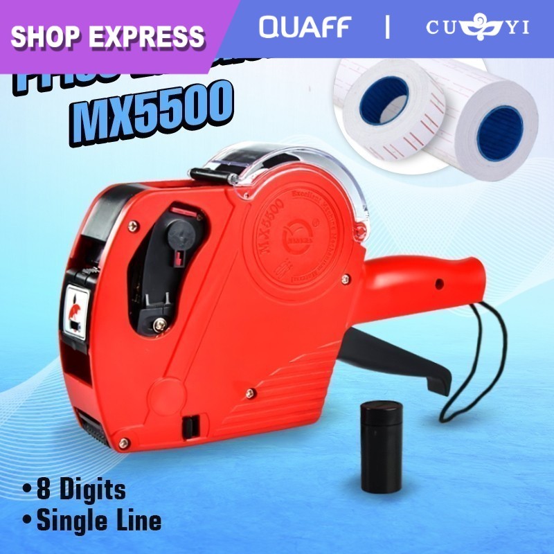 Price Tag Gun MX-5500 8-Digit Price Tagger Price Tag Labeller Price Tag ...