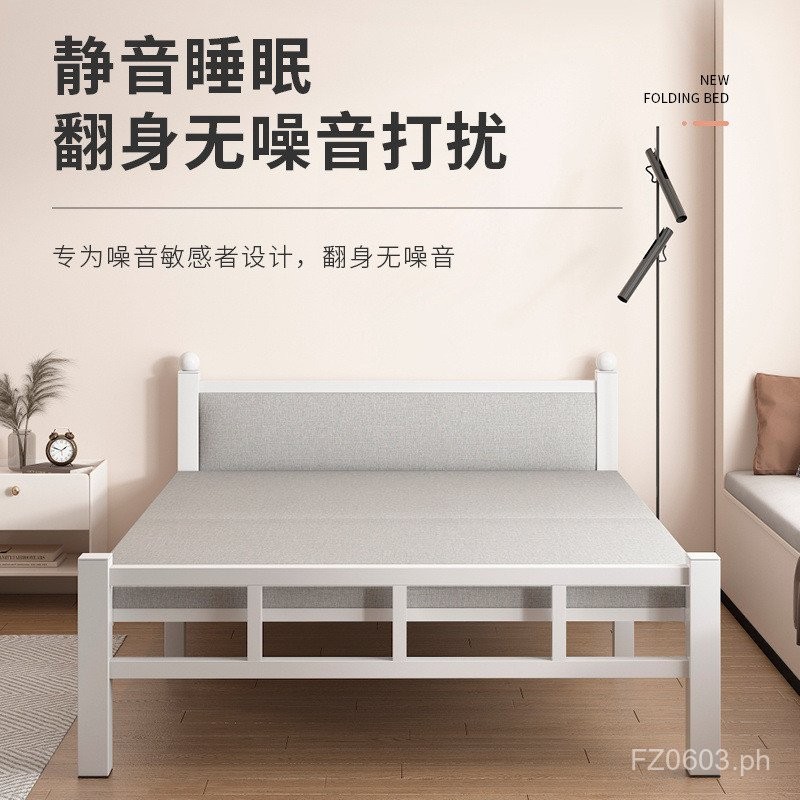 Rental Room Simple Iron Bed Folding Bed Single Bed Home Noon Break Bed ...