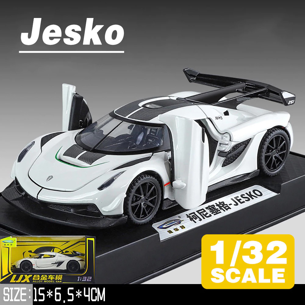 Perfect1:32 Koenigsegg Jesko Supercar Diecast Model Car Alloy Cars Toys ...