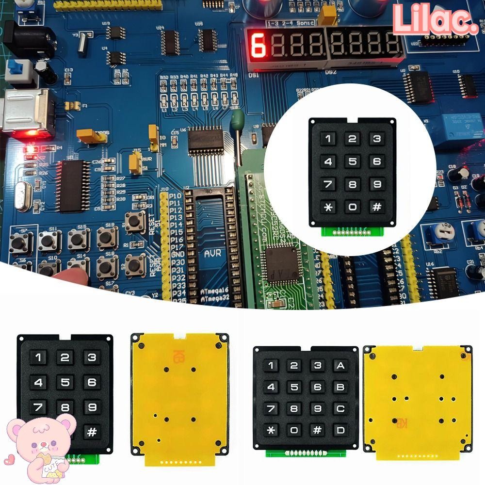 LILAC Matrix Switch Keyboard, 3*4/4*4 DIY Matrix Keypad, 12key/16key ...