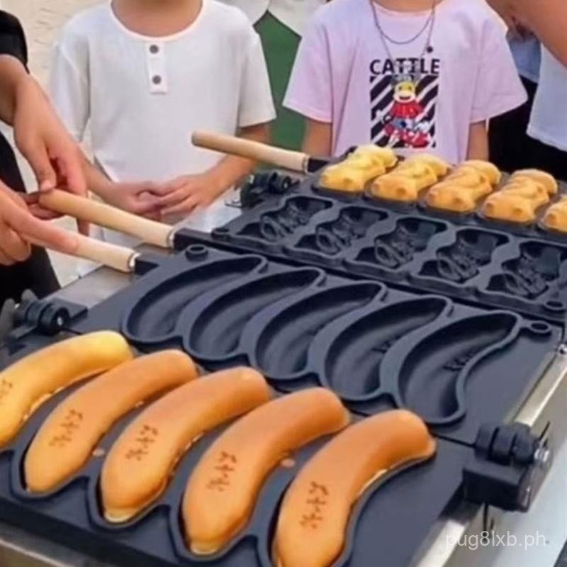 Internet Celebrity Banana Frying Machine Skewer Cake Equipment ...