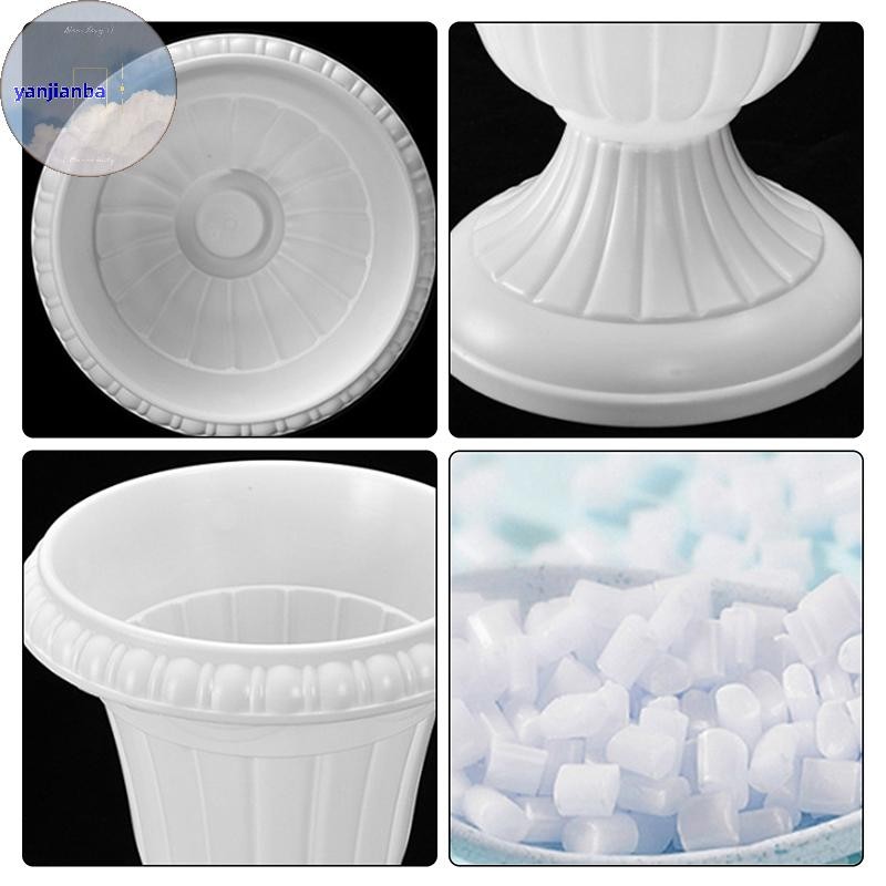 YANCA 1PC Large Water Ripple Plastic Vase Wave Flower Pot Arrangement ...