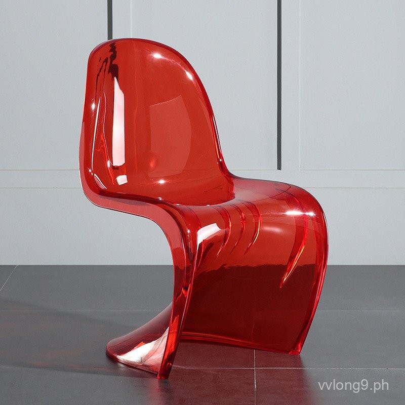 Stacked Acrylic Plastic Dining Chair Pan Dong Chair Light Luxury Hotel ...