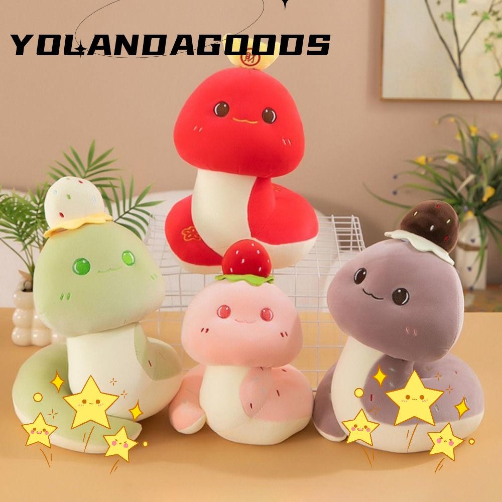 YOLA Stuffed Doll, Cartoon Snake Plush Fluffy Snake Doll, 23CM 2025 ...