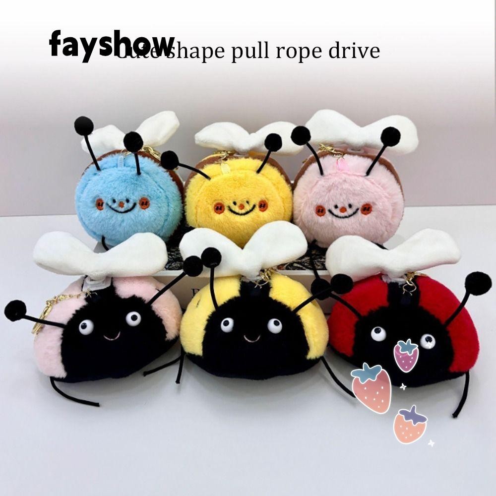 FAY Bee keychain, Cartoon Rotating Wings Plush Toys, Creative Cute ...