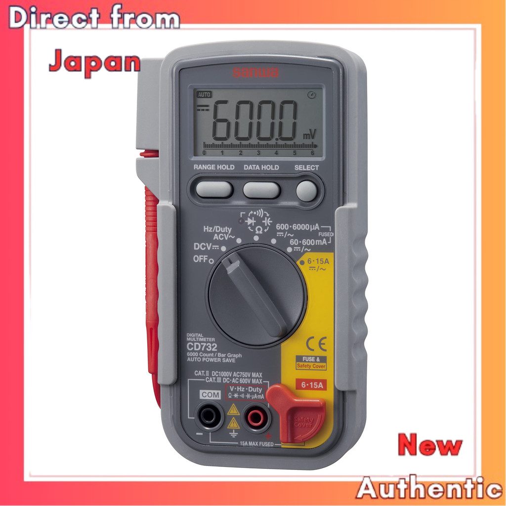 SANWA (Sanwa Electric Meter) Digital Tester CD732 | Shopee Philippines