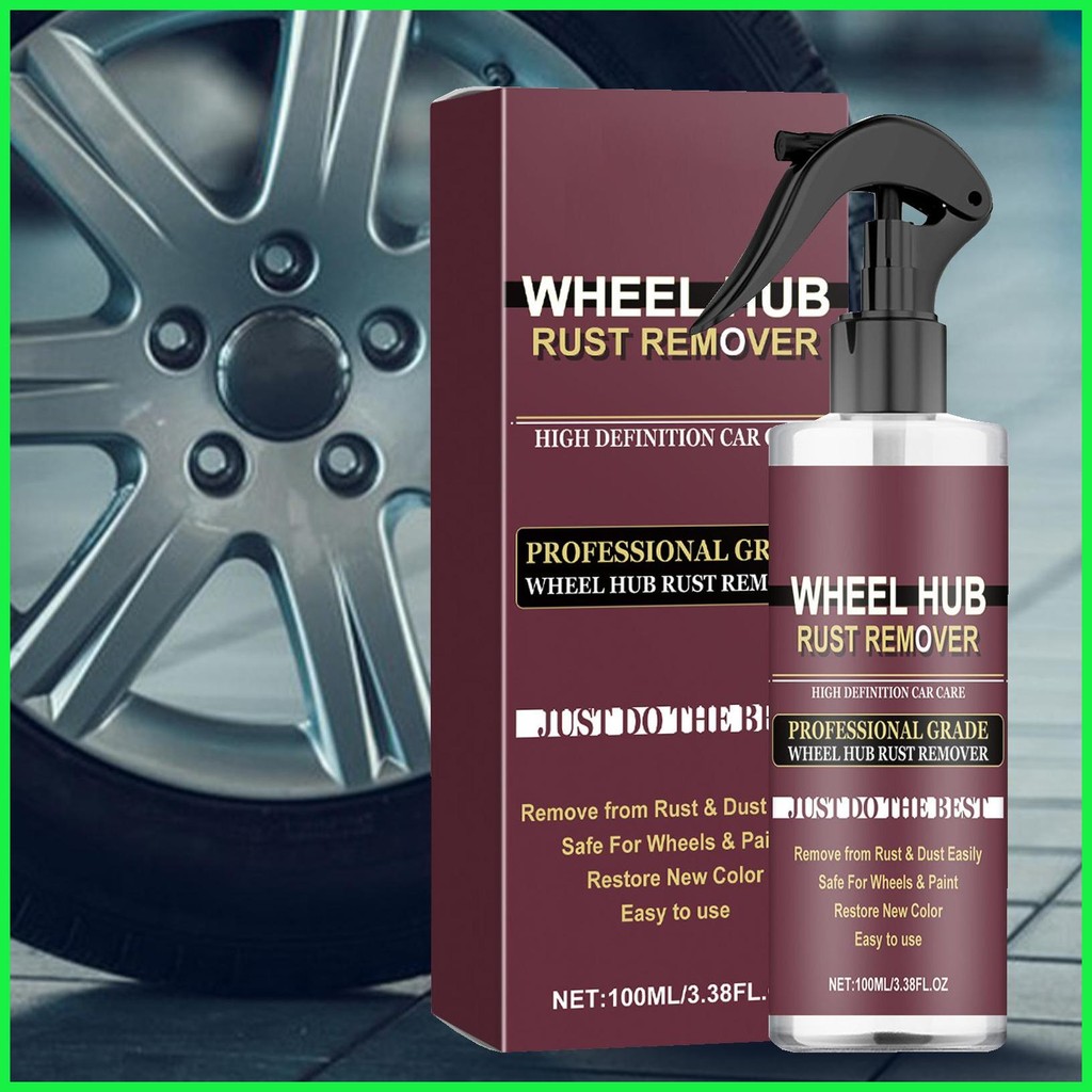 For tire helper Car Rust Remover Wheel Cleaner 3.38 Oz Metal Rust ...