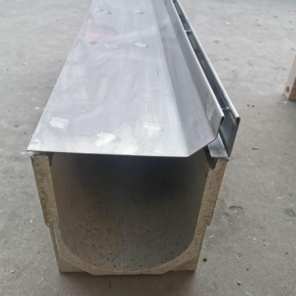 304/201Stainless Steel Linear Drainage Trench Hidden Gap Curved Cover ...