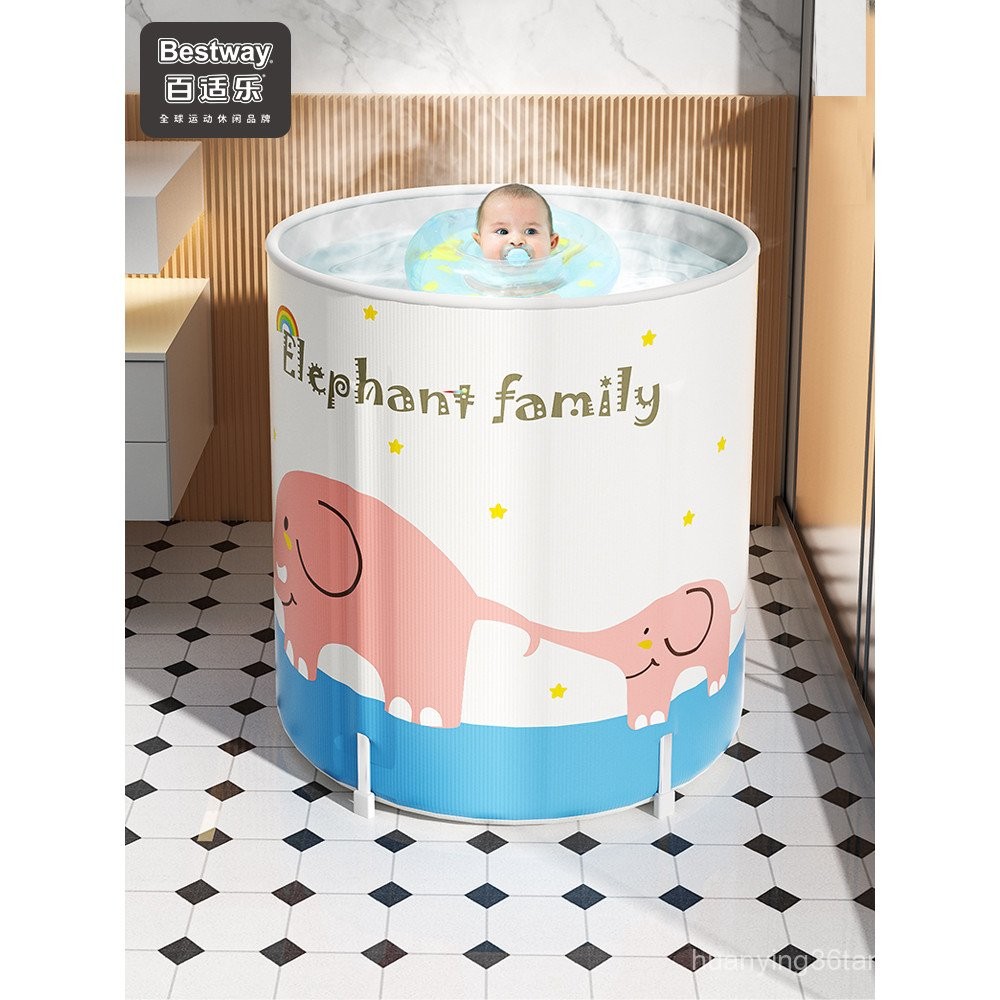 Bestway Baby Swimming Bucket Baby Bath Home Foldable Inflatable-Free ...