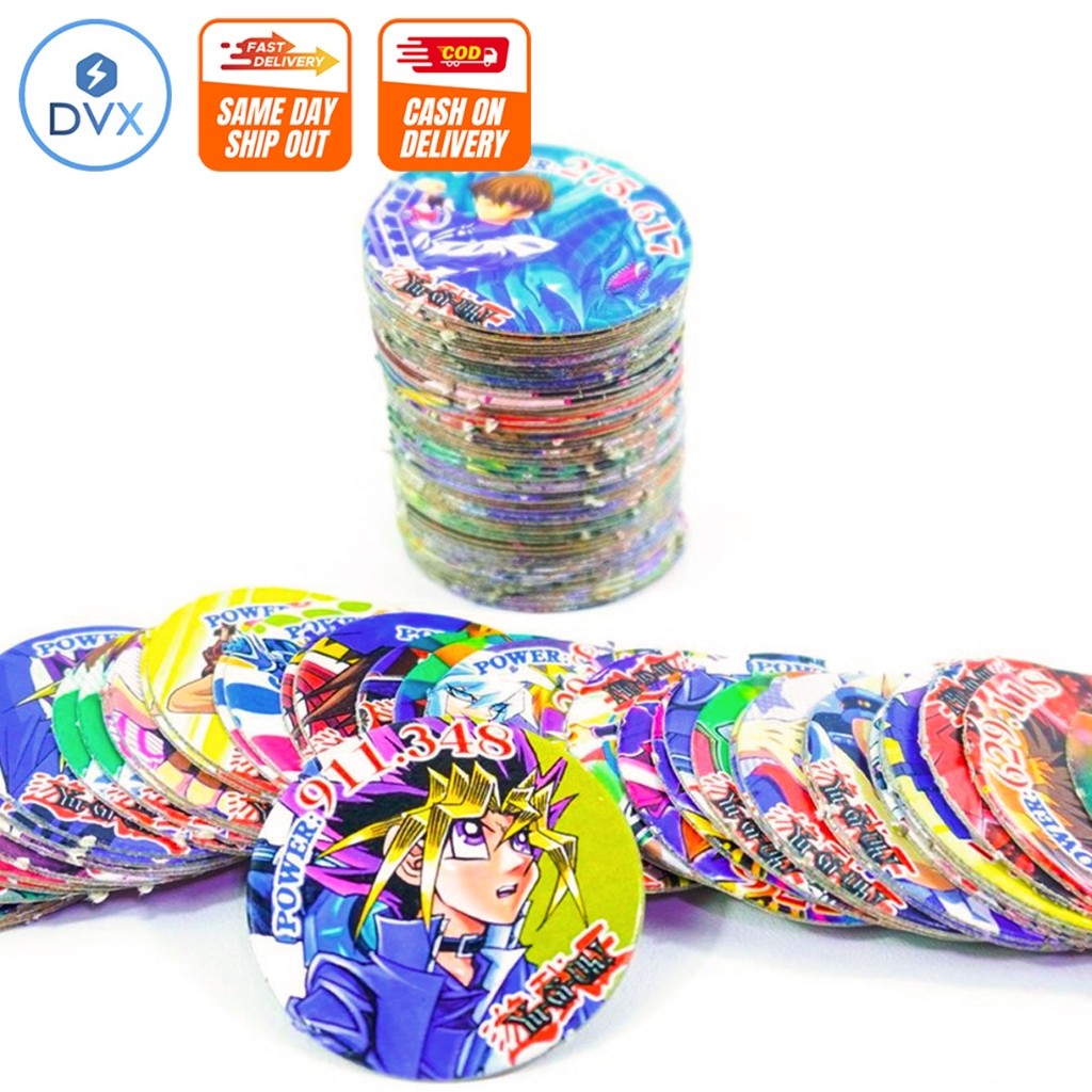 DVX 90Pcs Pogs Collection Assorted Character | Shopee Philippines