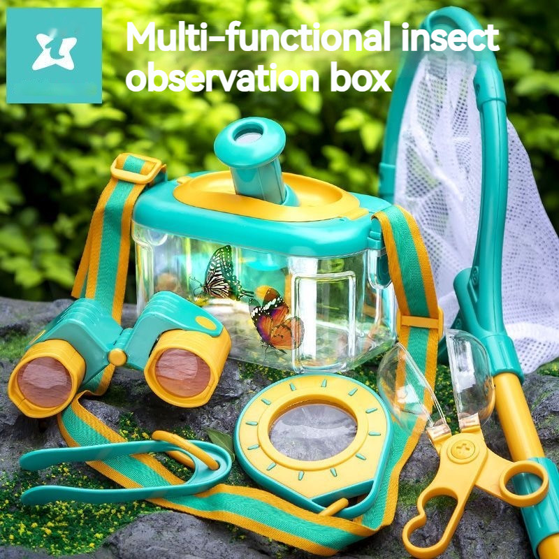 Kids Insect Exploration Kit 8PCS Outdoor Science Toys Magnifier, Bug ...