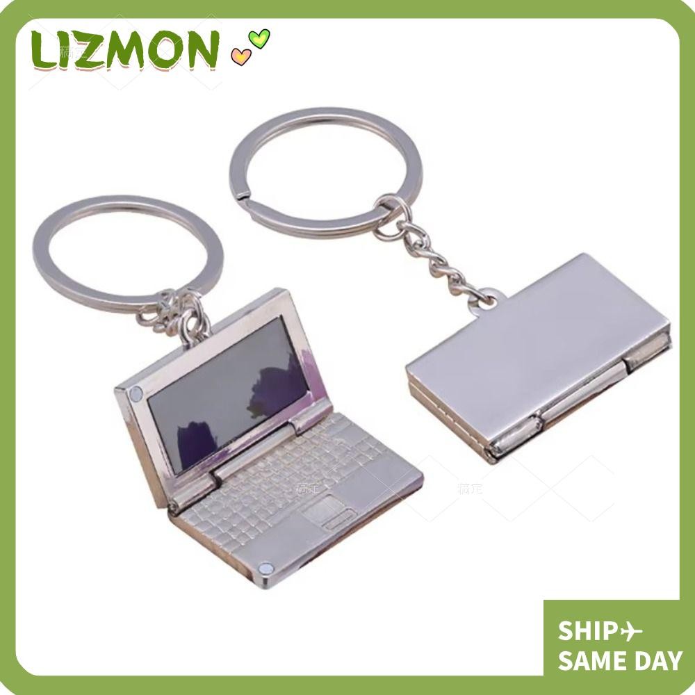 LIZMON Mini Laptop Key Chain, Creative Emulational Bag Pendant, Novelty ...