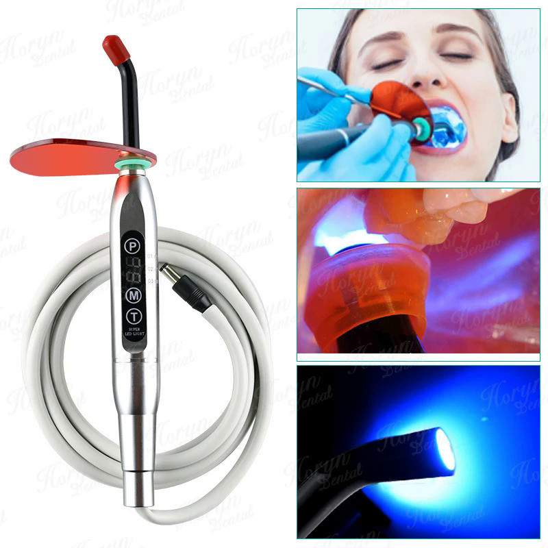 Wired Type LED 5W with 2m Dental Curing Light UV Cure Lamp Dental Chair ...