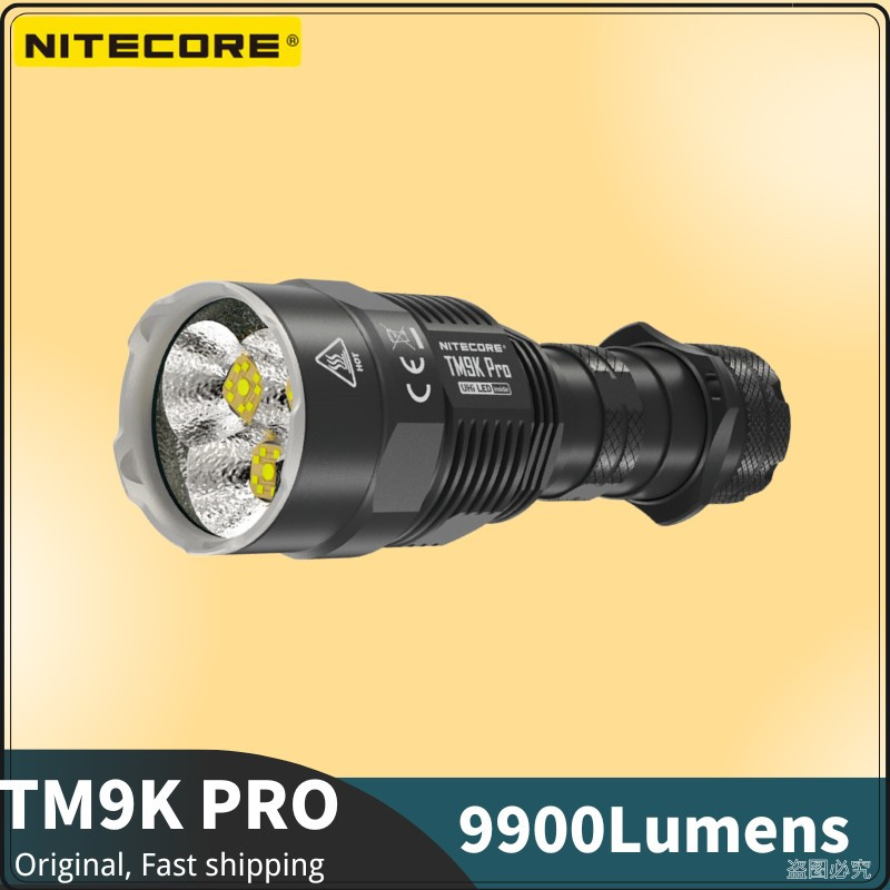 NITECORE TM9K PRO 9900Lumens High Output Flashlight, Type-C ...