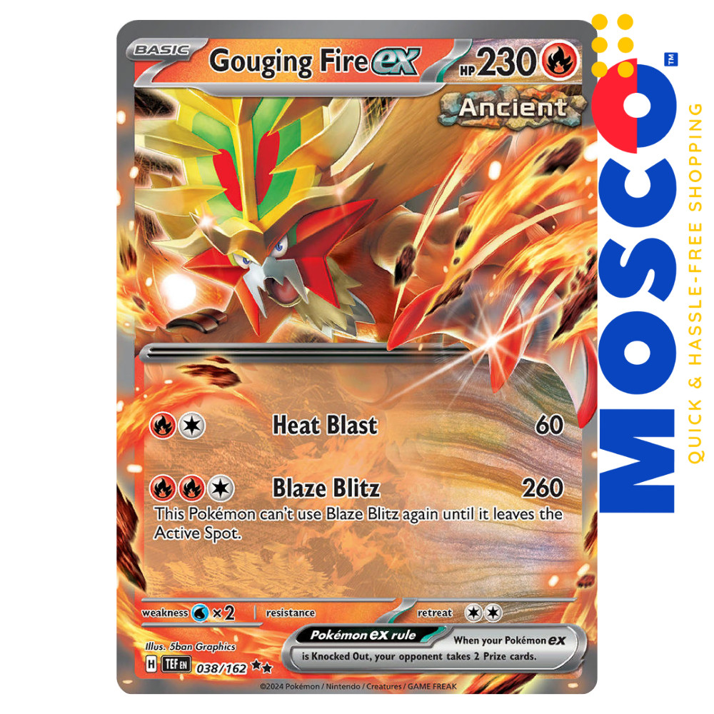 Gouging Fire ex - 038/162 - Ultra Rare Temporal Forces | Pokemon TCG ...