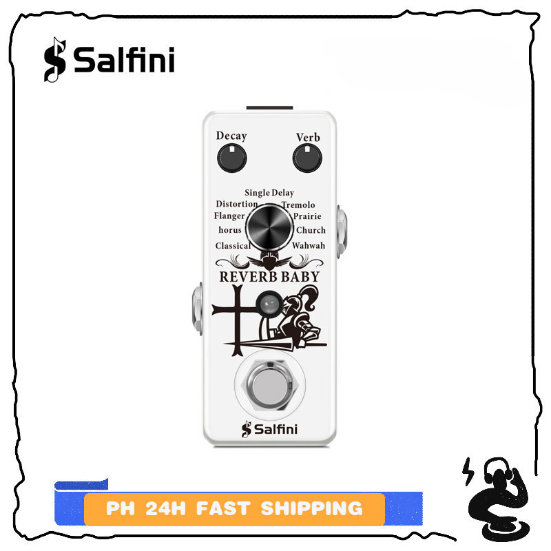 Salfini Reverb Baby Reverb Guitar Pedal 9 types of reverb effects for ...