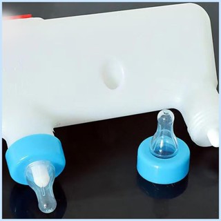 Small Animal Milk Feeder 3 Pacifier Rubber Drink Lamb Feeder Nipple ...