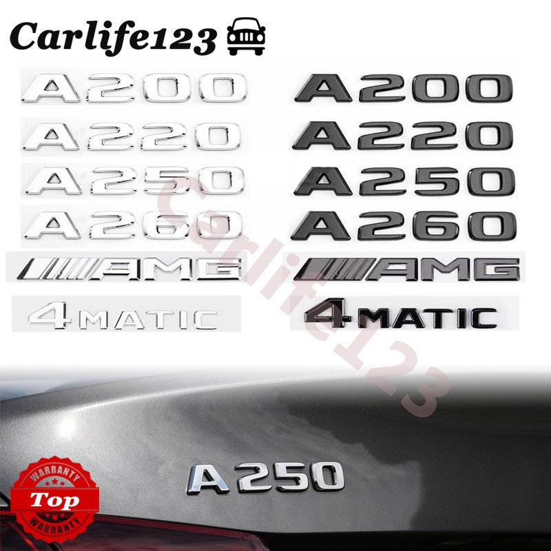 Mercedes Benz A-Class A180 A200 A220 A250 A260 A45 A35 AMG 4MATIC Logo ...