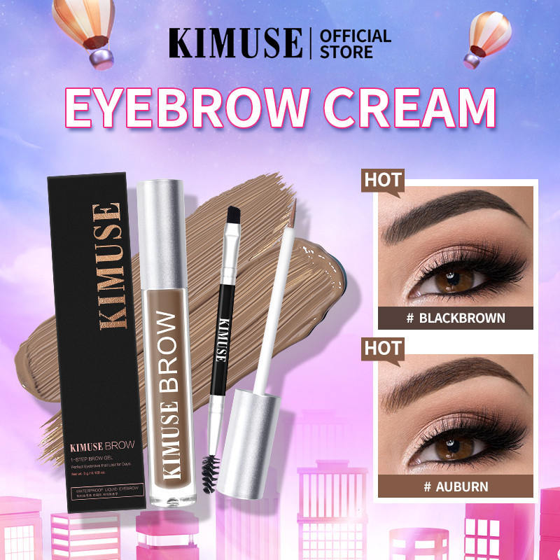 KIMUSE Eyebrow Gel Cream Waterproof Eyebrow Henna Tattoo Shade Eyebrow ...