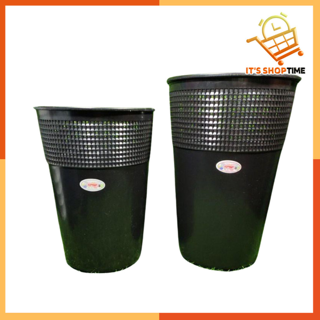 Hi-Top Trash bin Plastic Waste Can open style basurahan for indoor ...
