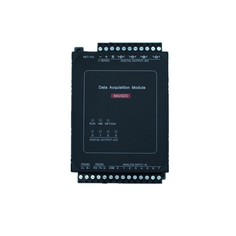 8-channel analog acquisition input 4-channel relay output 220VAC Modbus ...