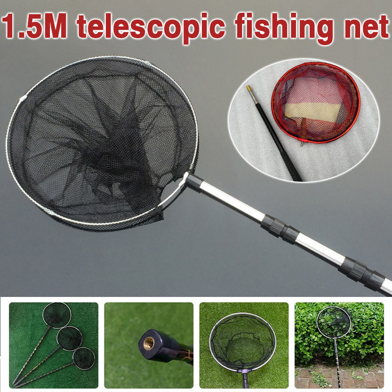 1.5M Landing net Fishing Folding Fishing Net Retractable Telescoping ... 1.5M Landing net Fishing Folding Fishing Net Retractable Telescoping ...