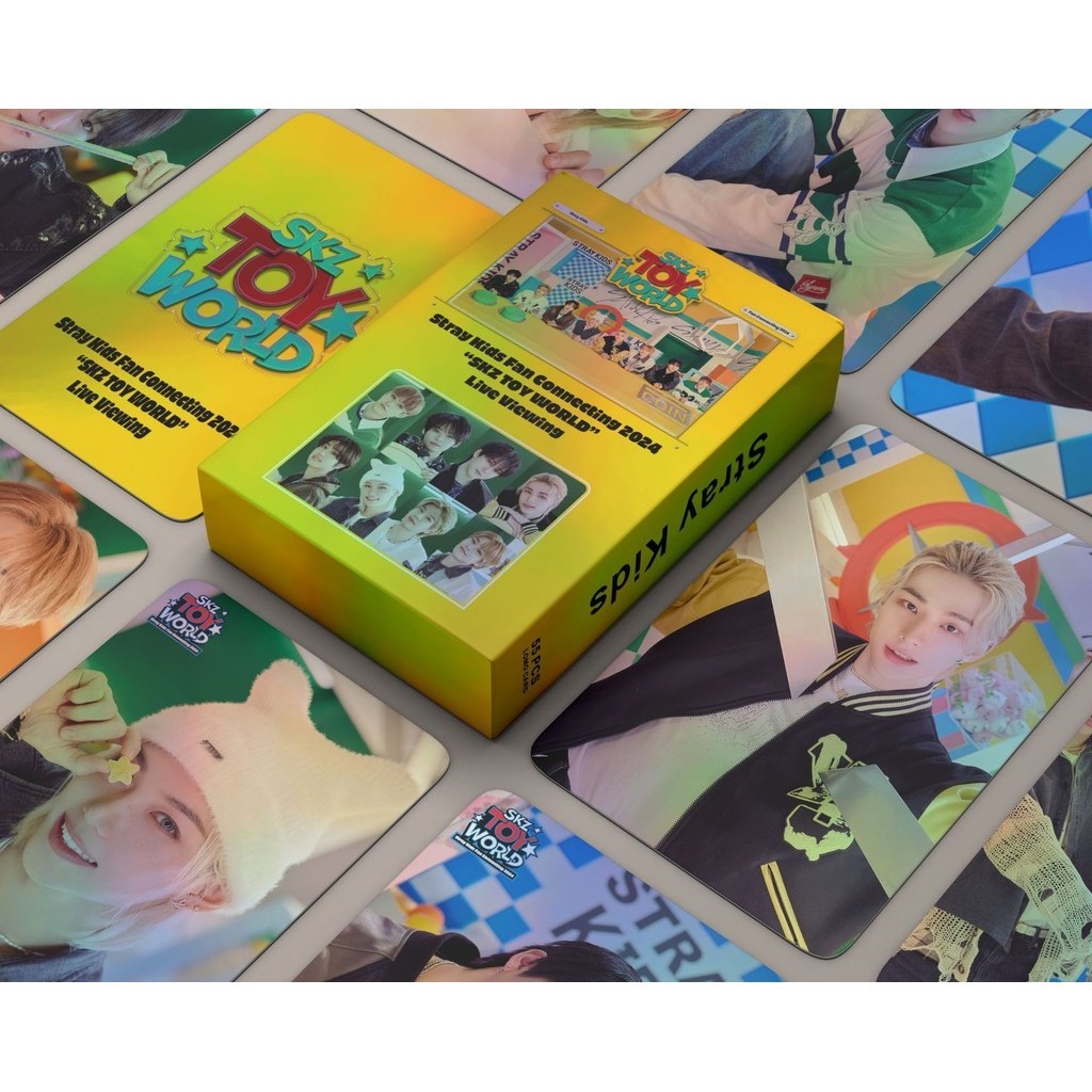 New Kpop Idol Stray Kids Album SKZ TOY WORLD Photo Card Hologram High ...