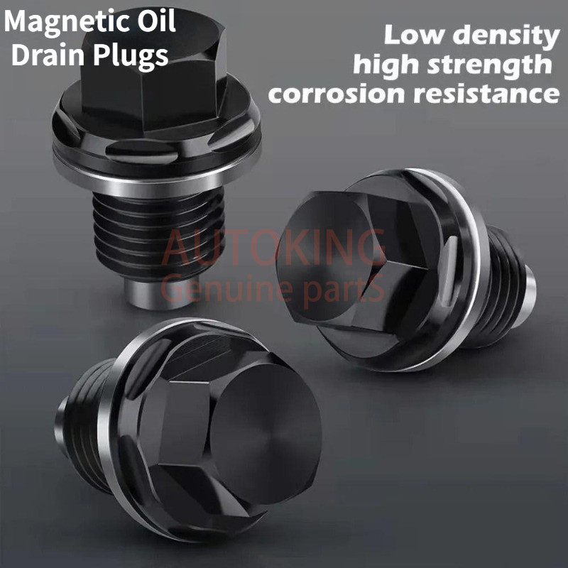 Magnetic Oil Drain Plugs, Aluminum M12/M14/M18 Engine Drain Nut Bolt ...