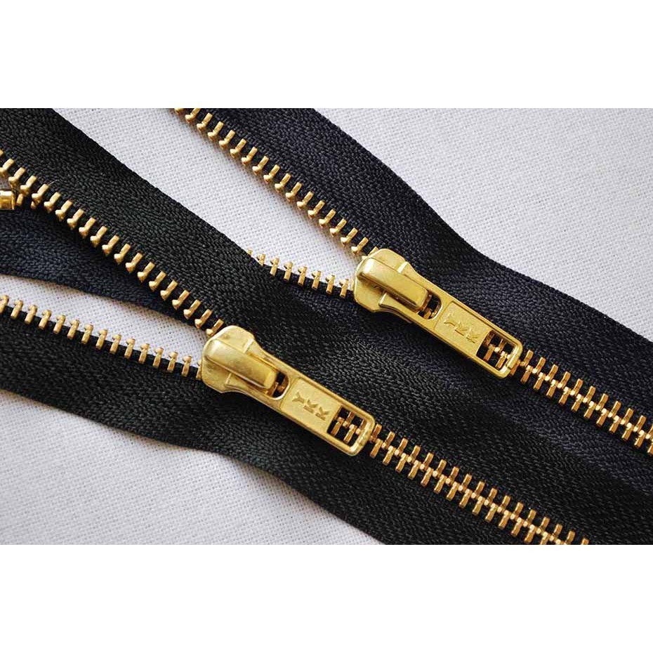 YKK Metal Jacket Zipper Gold RGOR 56 Per PCS | Shopee Philippines