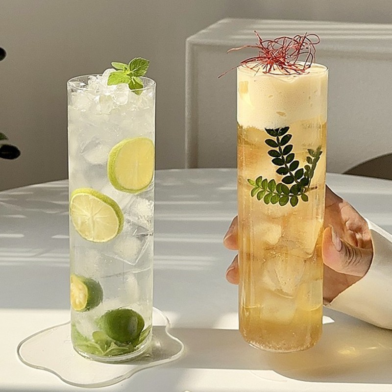 Colin straight cup heat-resistant glass cup online famous restaurant ...