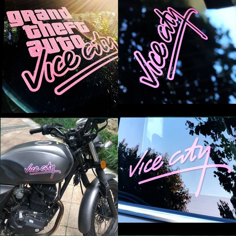 Ready Stock Good-looking Car Stickers Car Stickers GTA Rear Windshield ...