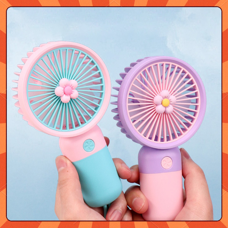 Portable Mini Fan USB Outdoor Foldable Handheld Fan Charging Mini Fruit ...