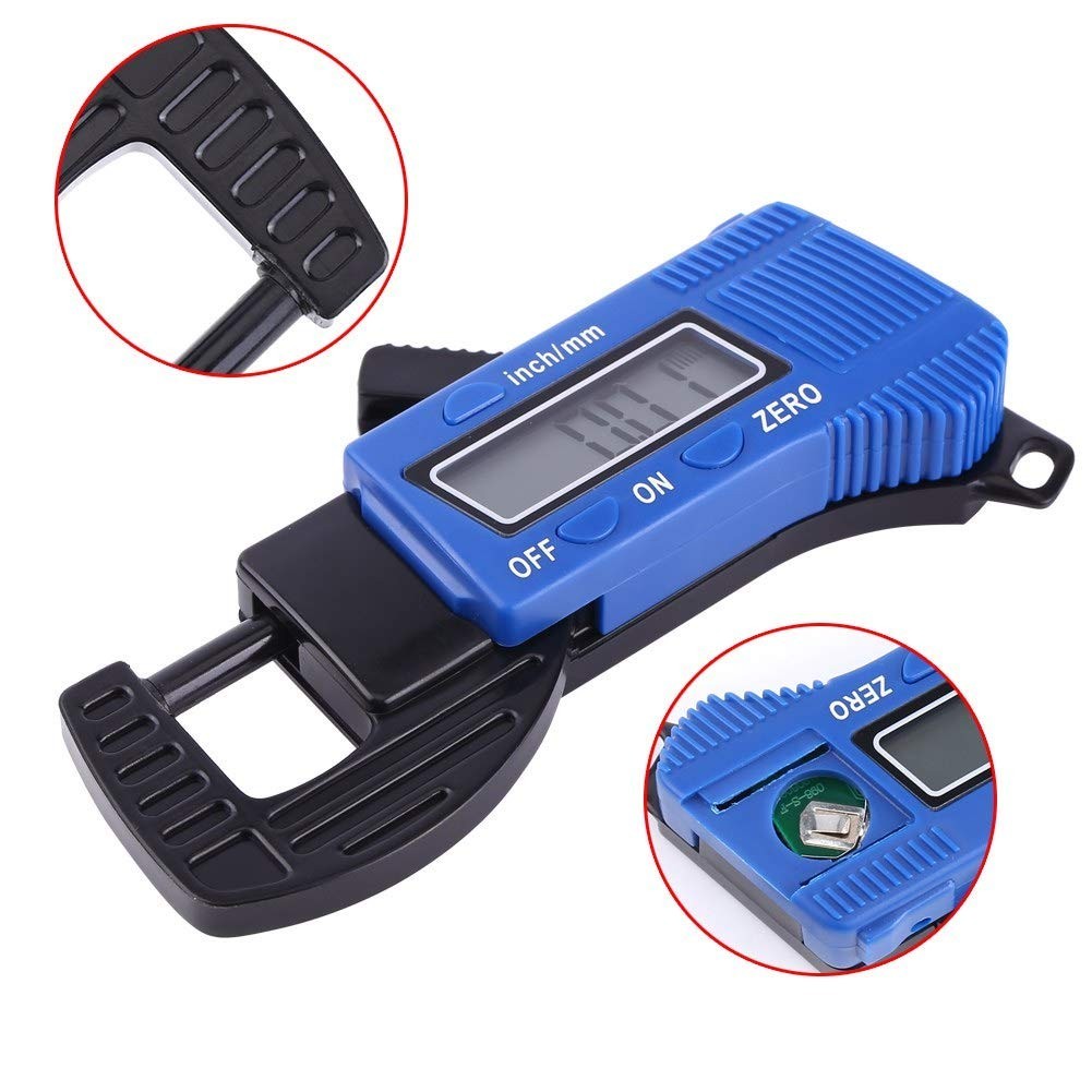 Digital Thickness Gauge 0.01mm Mini Dial Thickness Gauges Meter Carbon ...