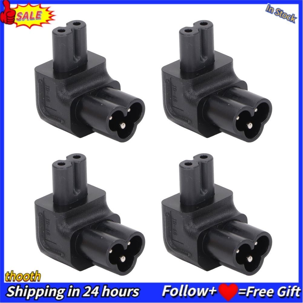 Thooth C6 TO C7 Power Plug Adapter 2.5A‑10A 250V Standard 4pcs IEC320 ...