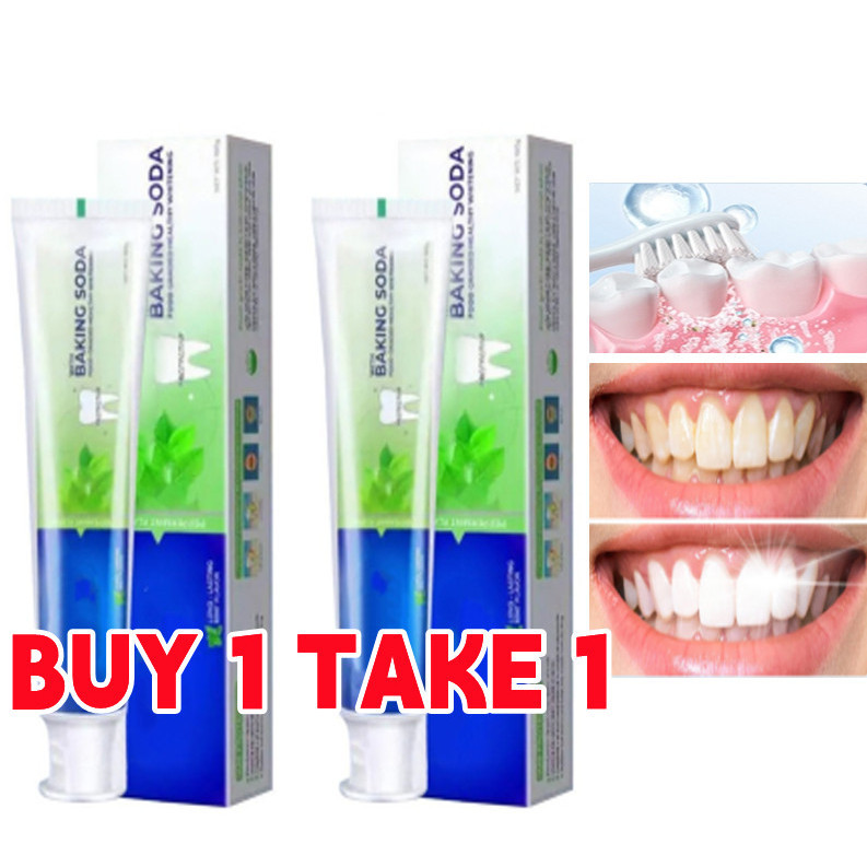 【BUY 1 TAKE 1】Baking Soda Whitening Peppermint Food Graded Healthy ...
