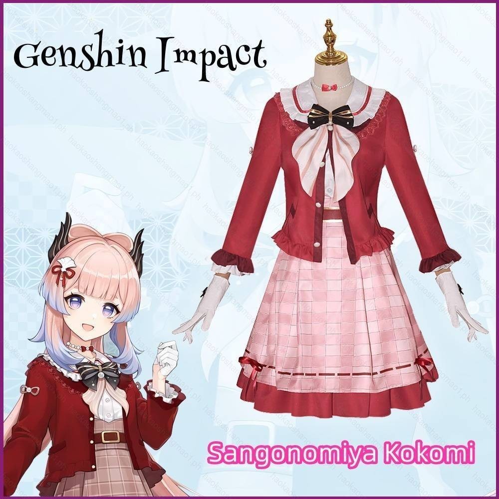 Genshin Impact Sangonomiya Kokomi SUSHIRO dress cosplay cloth Halloween ...