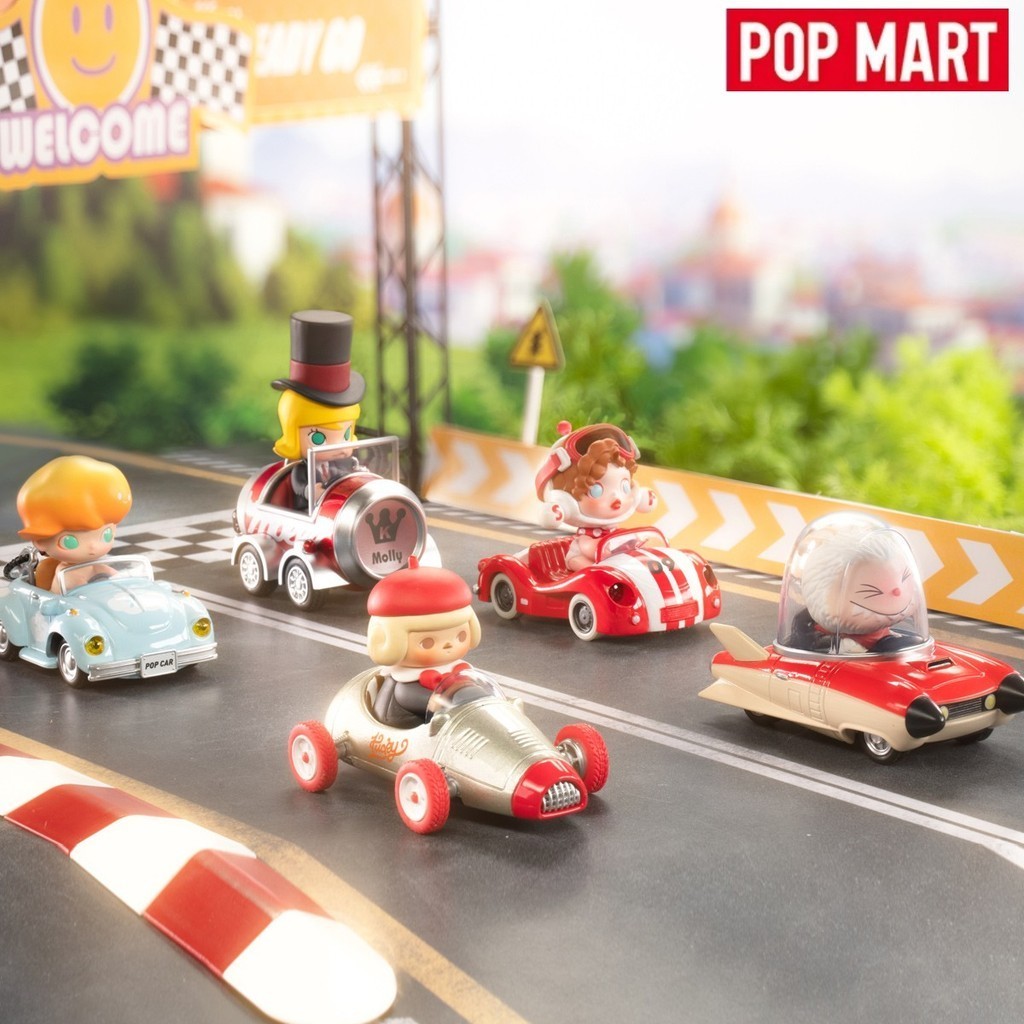 Pop Mart POP CAR Super Track Series Blind Box Toys Guess Bag Mystery ...