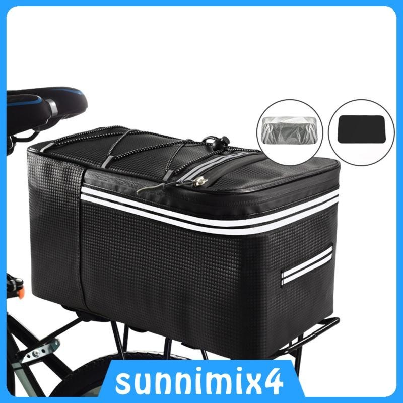 [ Rear Rack Seat Bag Storage Luggage Pouch Waterproof 15L Road Bike ...
