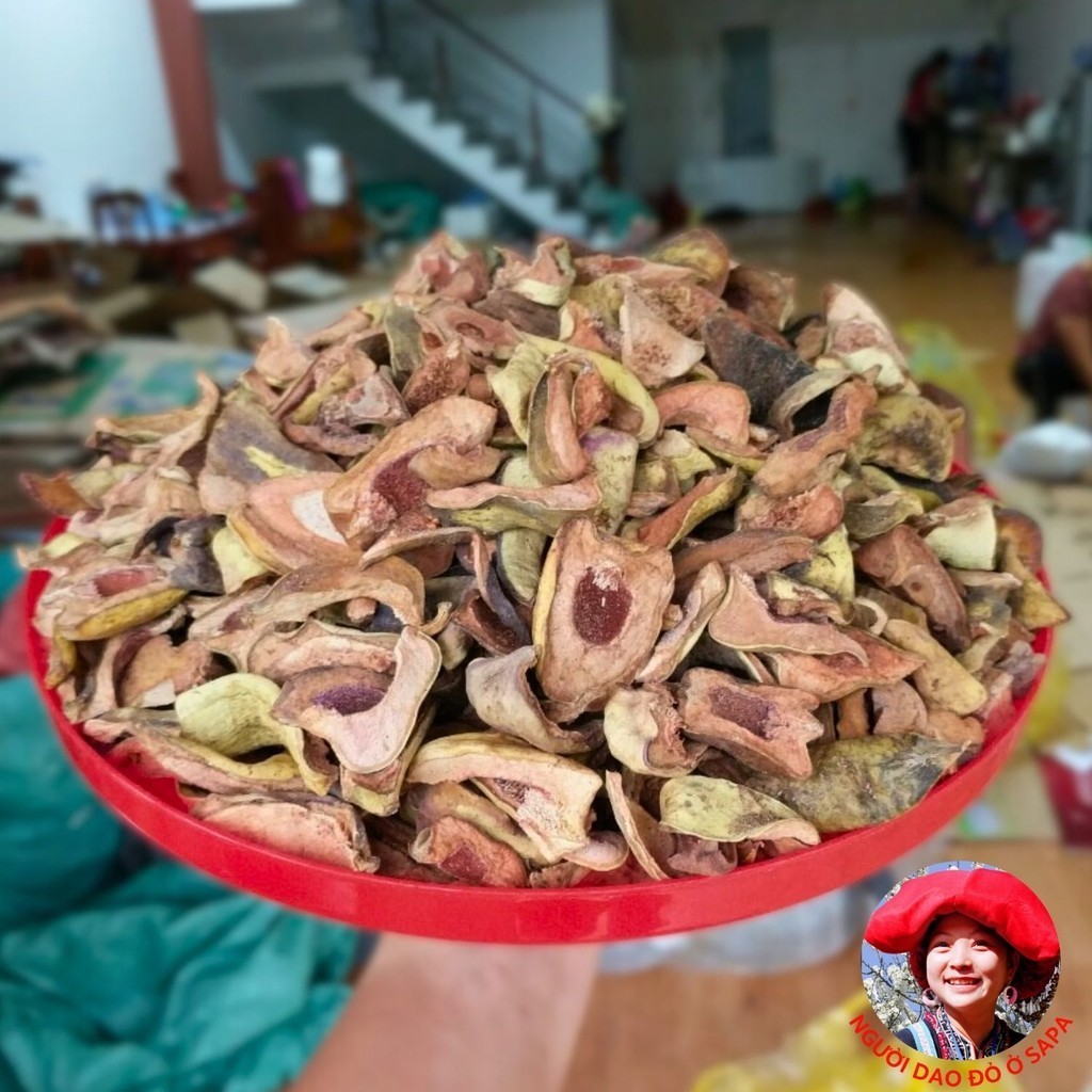 Dried buffalo neck fruit is harvested from the forest, dried in the sun ...