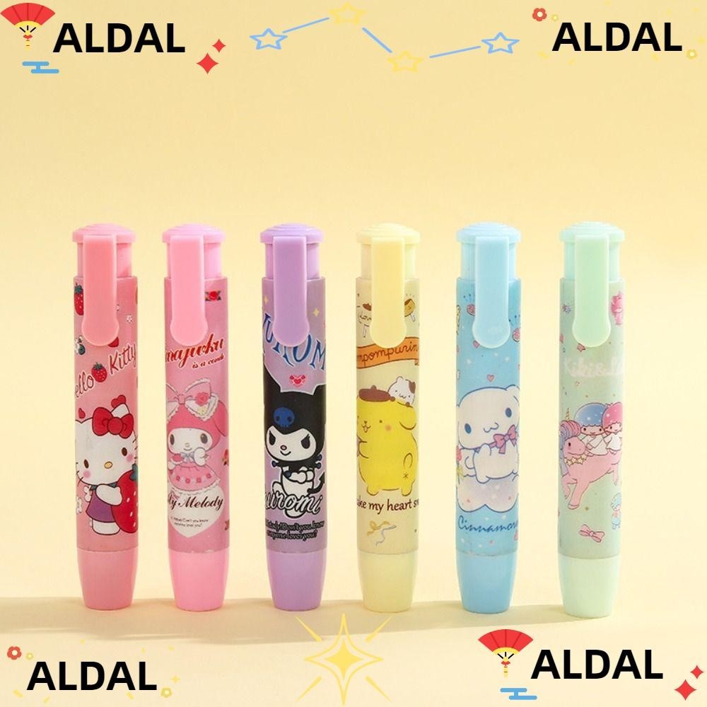 ALDAL Push-Pull Eraser, Creative Cartoon Pencil Eraser, Cute Mini ...
