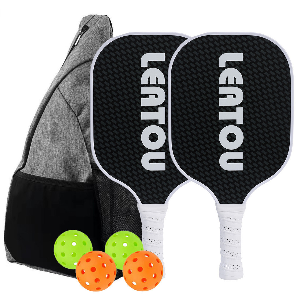 Pickleball Paddles Set USAPA Fiberglass Pickleball Rackets Set Include ...